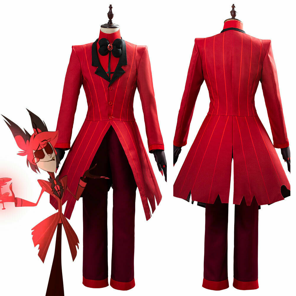 Hazbin Hotel ALASTOR Cosplay Costume Uniform Halloween Outfit Suit Full ...