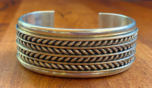 Navajo Native American Sterling Silver Bracelet By Tom Hawk | eBay