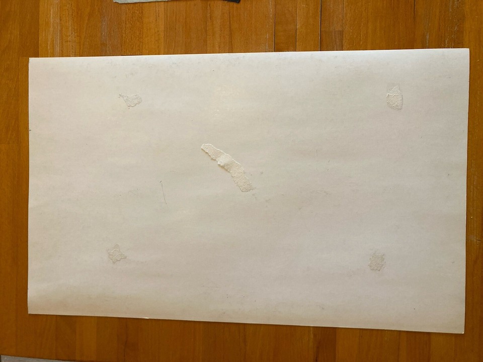 Very beautiful Drawing 1960 Landscape Expressionism Boat Canal Card To ...