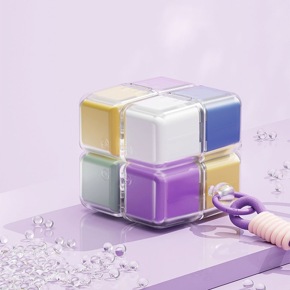 Magic Cube Magnetic Pill Organizer,Magic Cube Pill Box,Weekly Pill ...