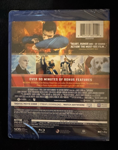Superman 2025 Blu-ray + Digital Code: James Gunn, New, Factory Sealed ...