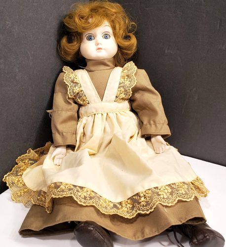 Vintage 1980's ZASAN PAT P Victorian Fashion Doll 16 in Blue Eyes RARE ...