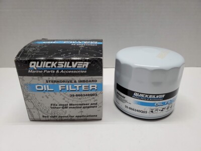 New Quicksilver Marine Boat Sterndrive & Inboard Oil Filter OEM 35 ...