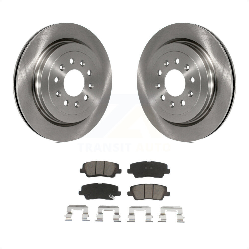 [Rear] Disc Brake Rotors And Ceramic Pads Kit For Cadillac ATS | eBay
