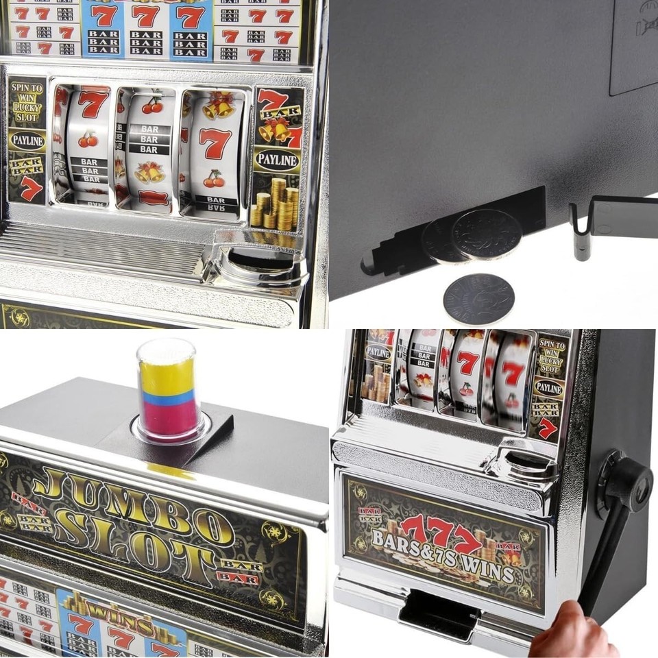 Slot Machine– Las Vegas Slot Machine with Casino Sounds, Flashing ...