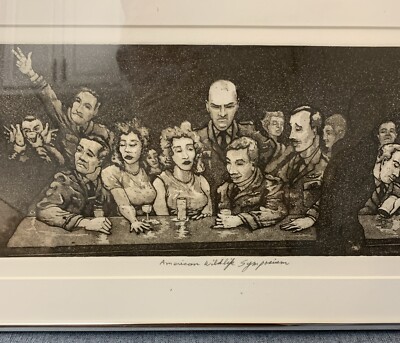 Bill Ellsworth etching • American Wildlife Symposium | eBay