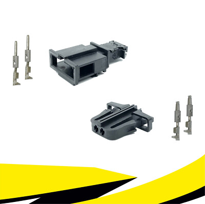 Buchse + Stecker 2-polig Reparatursatz 3B0972702 3B0972712 für VW AUDI ...
