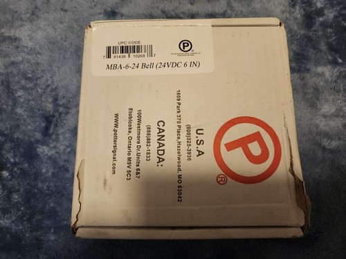 Potter Mba-6-24 Bell New opened box to take pictures | eBay