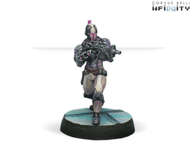 INFINITY Assembled Combi Rifle Myrmidons Aleph Corvus Belli vCB spTeam ...