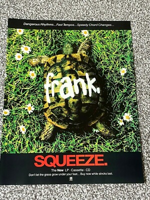 Rare Vintage Collectable 1989 Magazine Advert Picture Frank Squeeze Ad ...