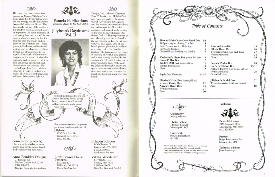 Tole Decorative Painting Pattern Book Jillybeans Daydreams II Pamela ...