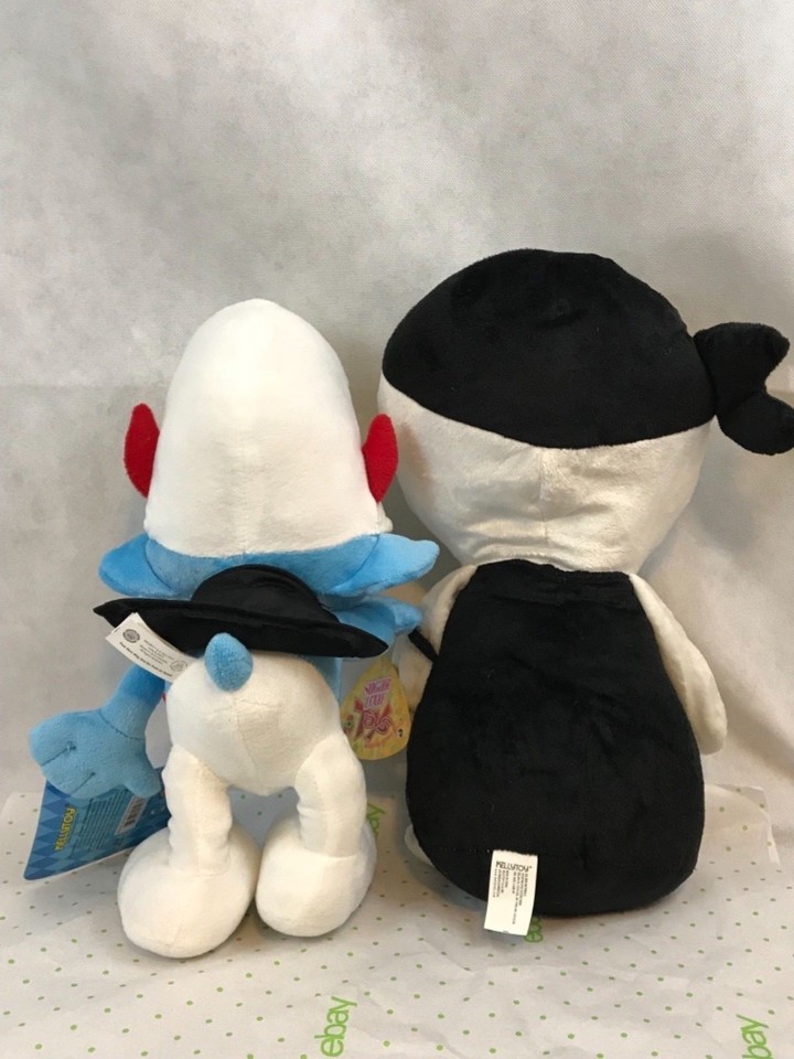 Smurfs Blue Devil And Sugar Loaf Skeleton Pirate Plush Stuffed Animal ...