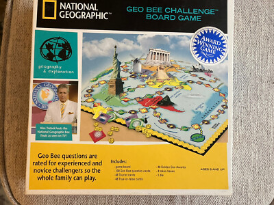 National Geographic Geo Bee Challenge Educational Board Game | Good ...