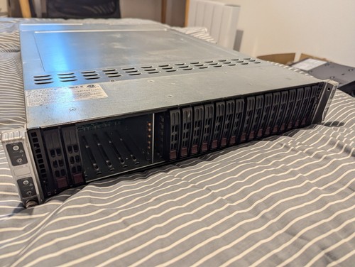 Supermicro CSE-217 Quad-Node Server X9DRT | 8x Xeon E5-2640 6c | 4x ...