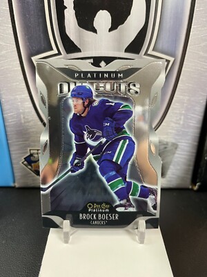 2021-22 O-Pee-Chee Platinum Platinum Die Cuts #DC16 Brock Boeser | eBay