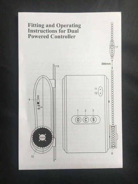 Vertical Blind Controller for Slat/Louvre Rotation-fail safe electric ...
