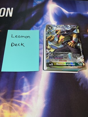 Digimon CCG Deck - Leomon - BanchoLeomon, HeavyLeomon, Chaosmon + More ...