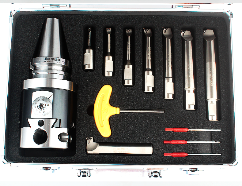 BT40-NBH2084 Fine Boring Head NT40 CAT40 MT3 R8 Tool Holder+8Pcs 20mm ...