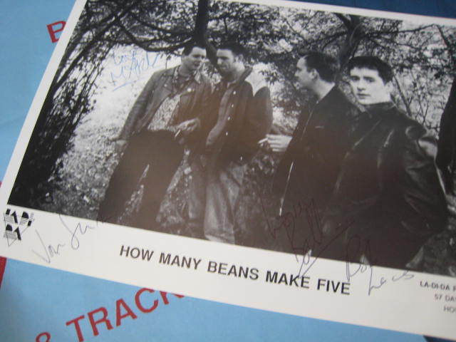 How Many Beans Make Five ST Vinyl LP w Poster Signed Promo Photo C86 La ...