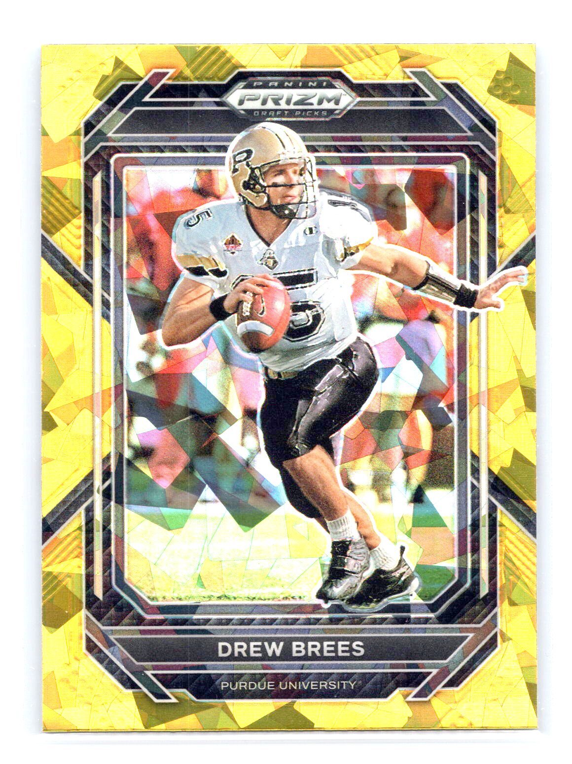 2023 Prizm Draft #35 Drew Brees Gold Cracked Ice - | eBay