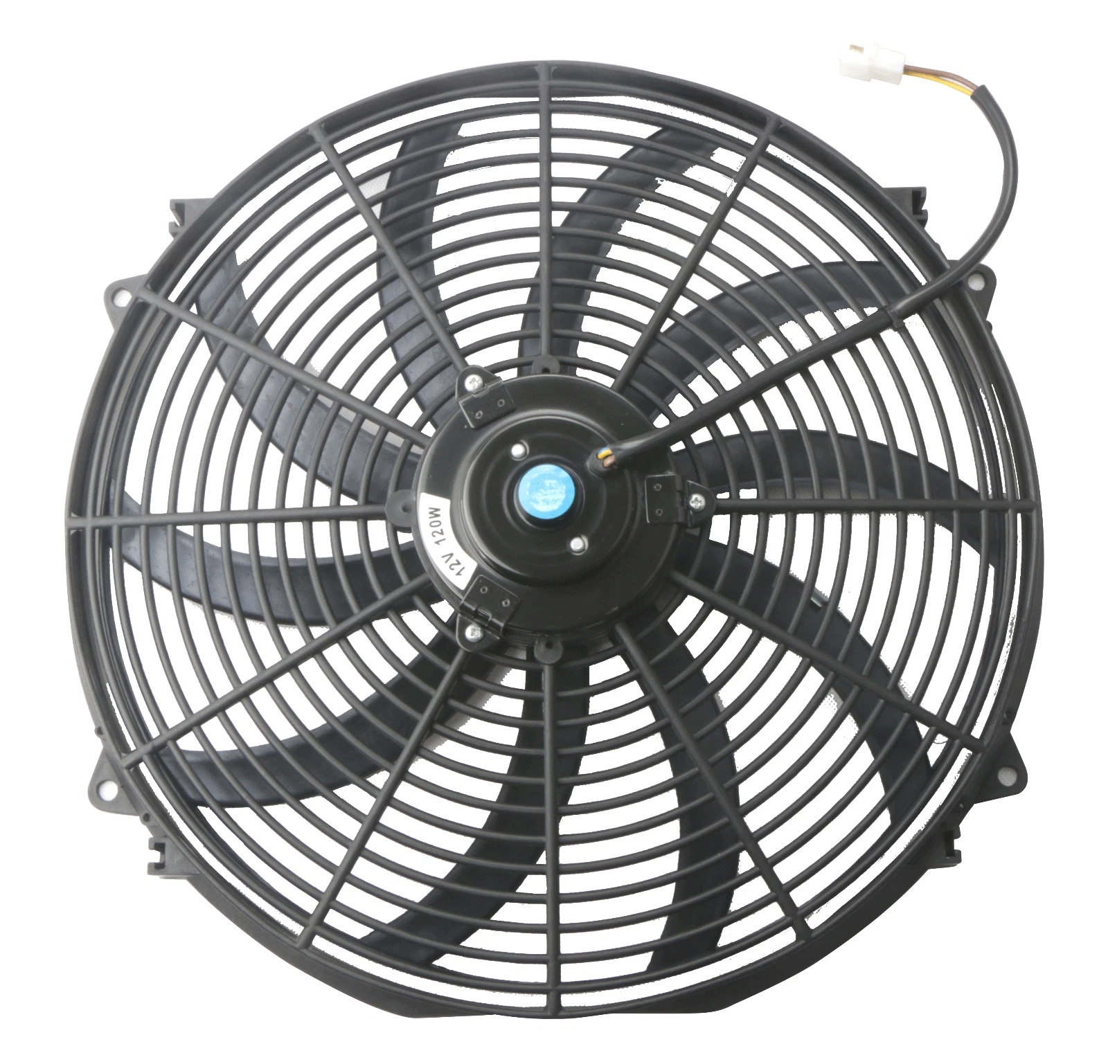 16 inch Universal Slim Fan Push Pull Electric Radiator Cooling 12V 80w Mount Kit | eBay