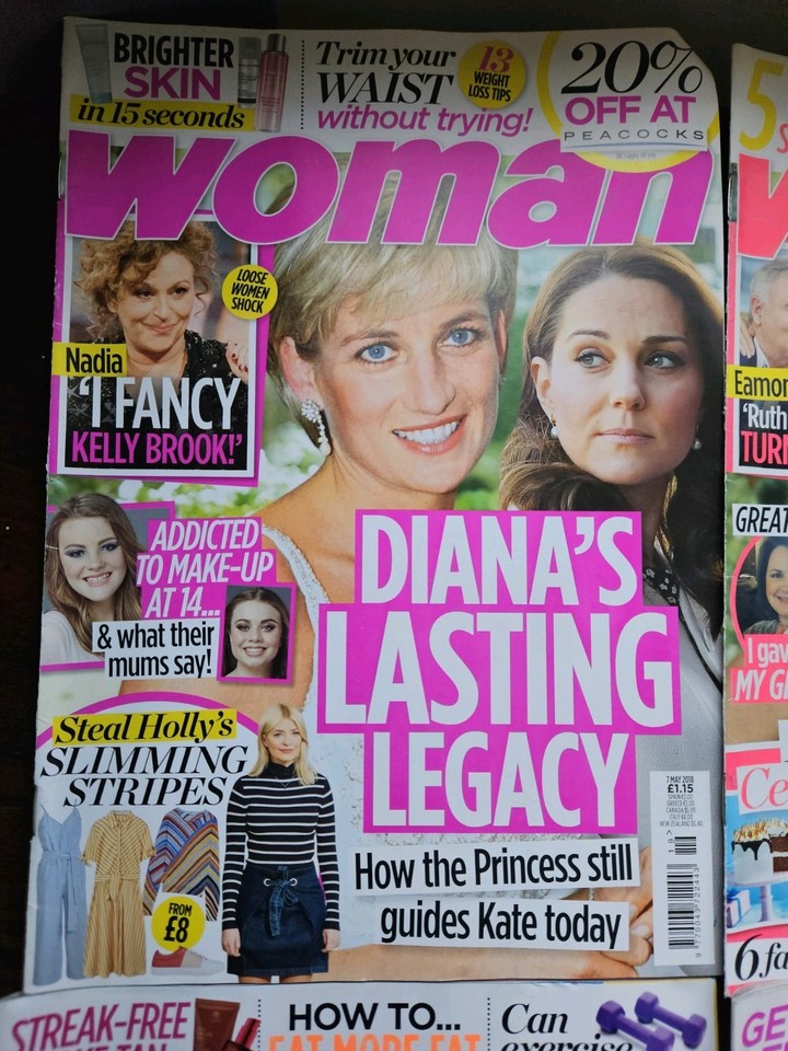 Woman Magazine Bundle X4 Issues May 2018 Celebrity Gossip Fashion ...