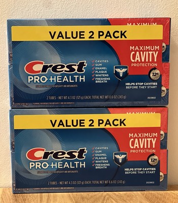 Crest Pro-Health Maximum Cavity Protection Toothpaste - 4.3oz - 2 PACK ...