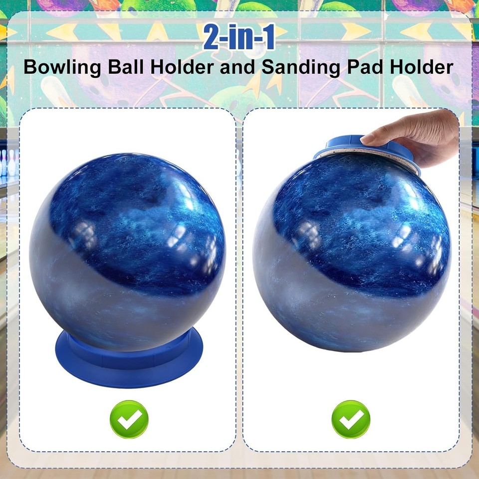 Universal Sanding Pad Holder for Bowling Ball Precision Surface ...