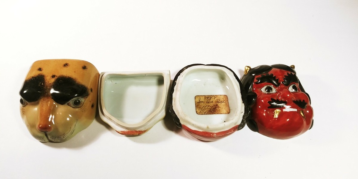 Leopard Masks Ceramics