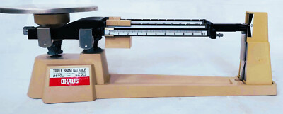 Vintage Ohaus Triple Beam Balance Scale 700 / 800 Series 2610g 5lb 2oz ...