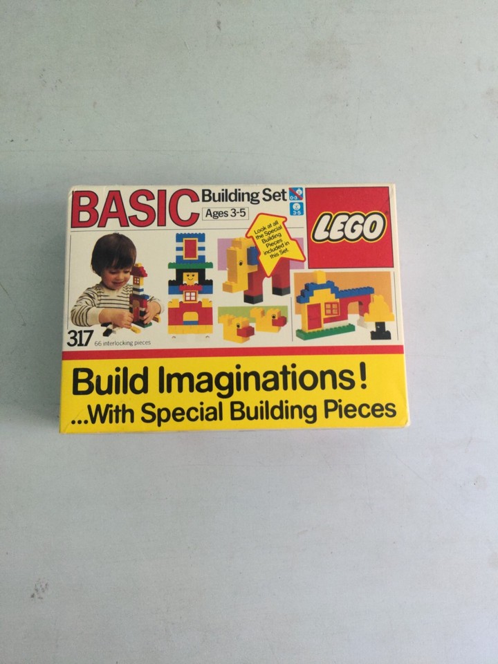 Lego New Vintage 1988 LEGO Basic Building Set 317 MISB Sealed Unopened ...