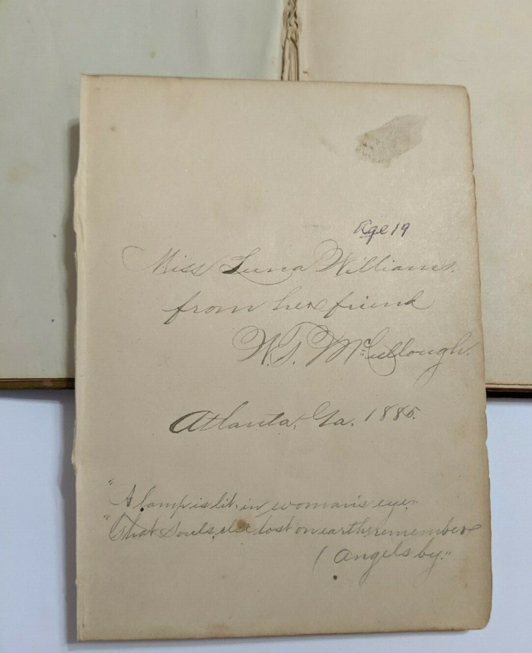 May Blossoms POEMS Minnie Quinn Poet BOOK of POETRY Atlanta GA 1885 ...