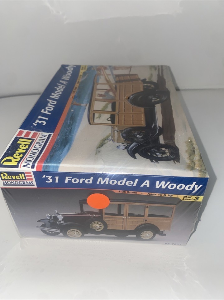Vintage Revell ‘31 Ford Model A Woody Model Kit 1:25 NEW As pictured | eBay