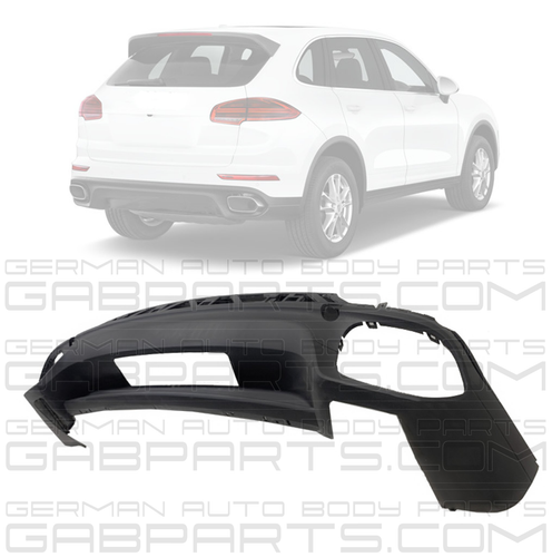 Porsche Cayenne 2015-2018 Rear Bumper Lower Valance Diffuser Kit Set ...