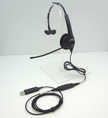 GN Netcom GN2000 Mono Sound Tube QD Headset + Jabra Link 230 for ...