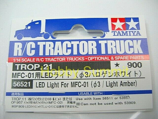 Tamiya 1/14 3mm LIGHT AMBER LED Tractor Truck MFC-01 MFC-03 MFC-02 ...