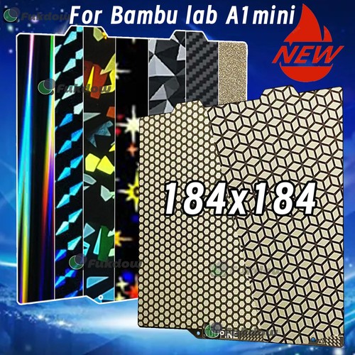 For Bambu Lab A1 Build Plate Double Sided H1H PEY PEI Bed Spring Steel ...