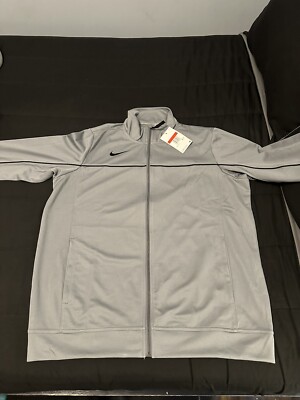 Nike Dry-FIT Strike Rivalry Full Zip Visit Jacket GREY BLACK Size L ...