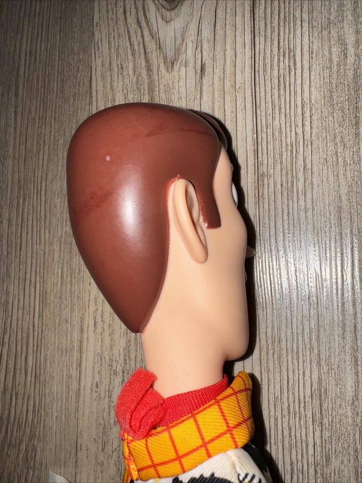 Disney Pixar Toy Story Woody Pull String Talking Doll (WORKS) Thinkway ...