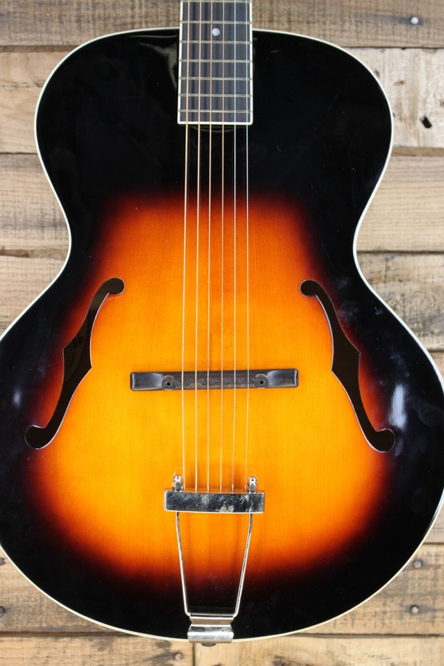 The Loar LH-700-VS Supreme Archtop Acoustic Guitar - Tobacco Sunburst # ...