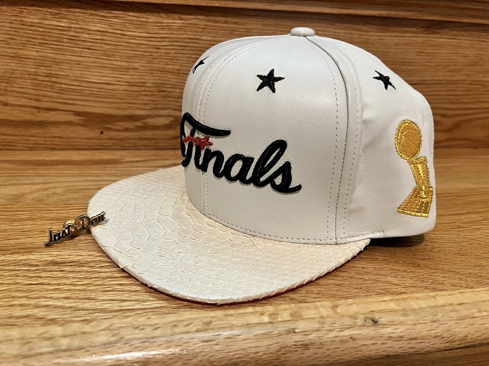 Just Don Leather snapback “The Finals” White | eBay