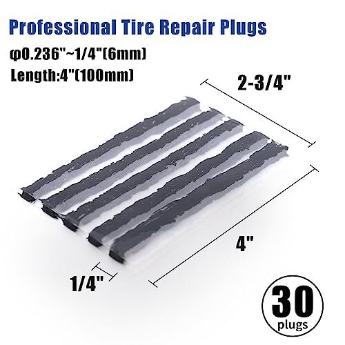Tire Plugs Heavy Duty 4" 30pcs.tire Repair Strings For Puncture Repair ...
