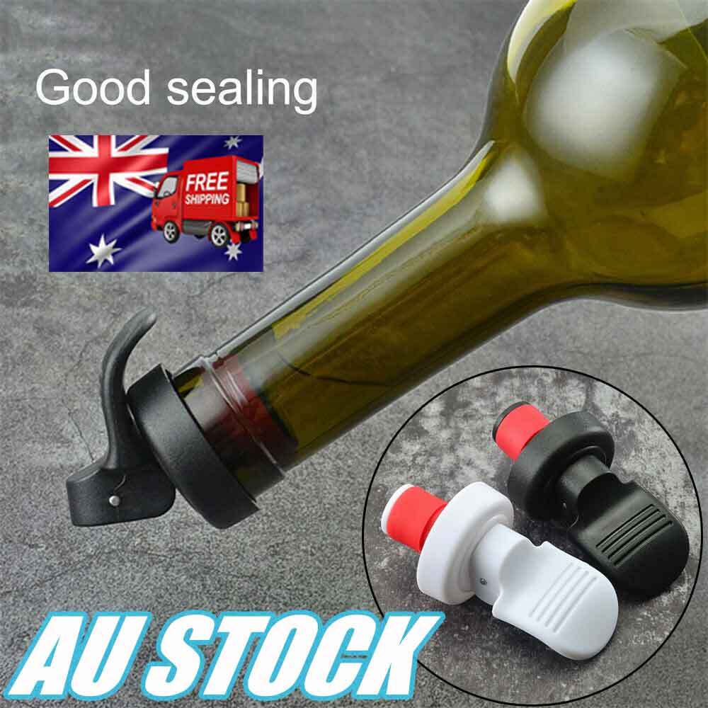 Wine Bottle Stopper Beers Cork Plug Bar Hand Press Sealing Stop Cap ...