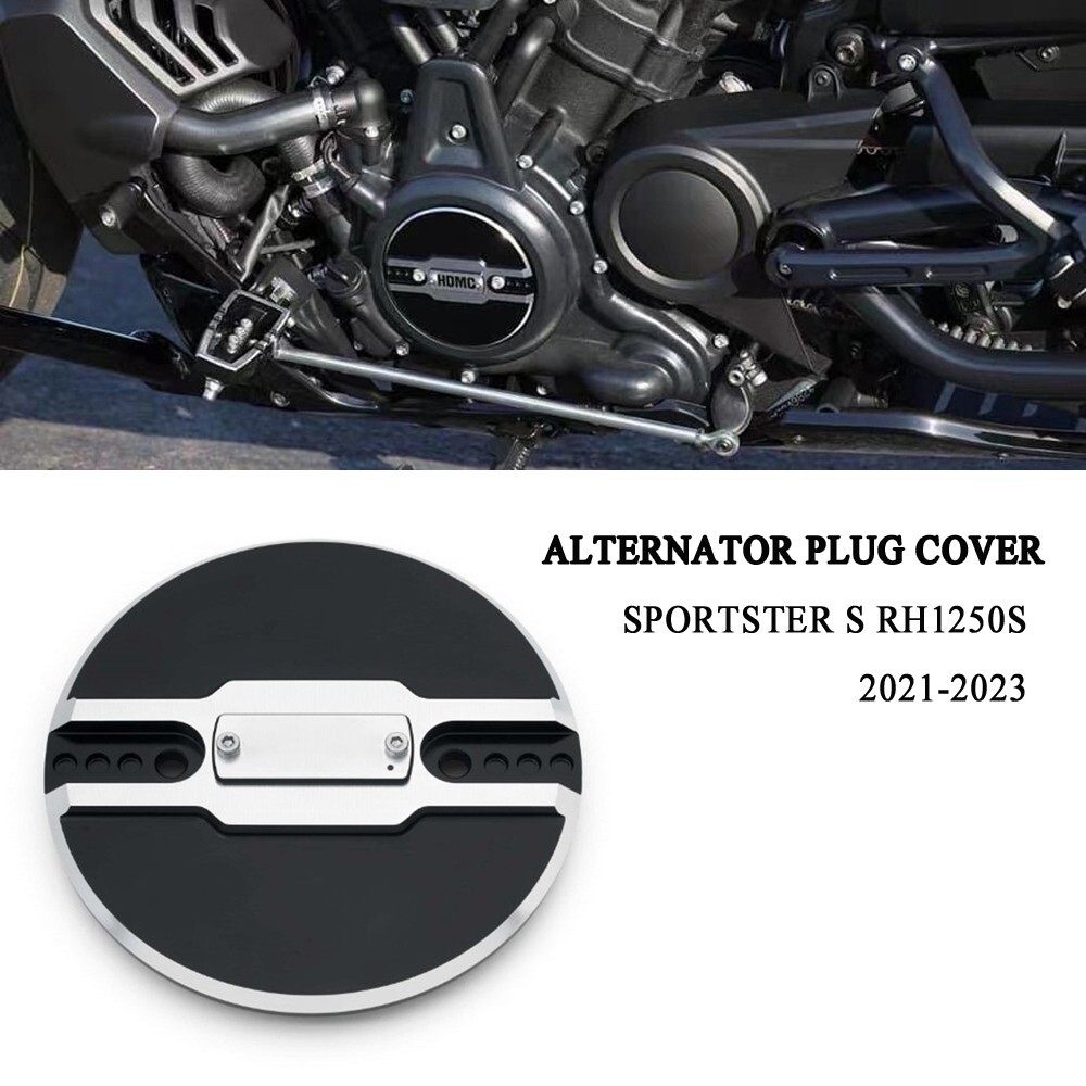 Alternator Plug Cover Black For Harley Sportster S Pan America 1250 ...