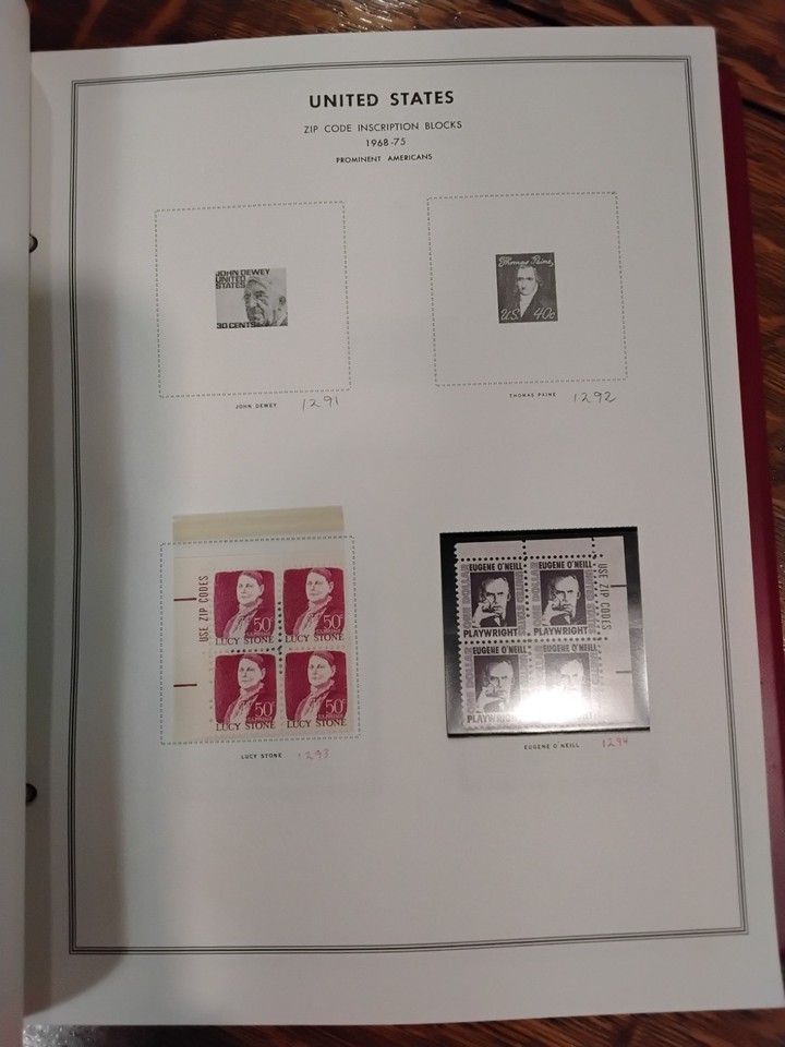US Plate Blocks Lot of 410 Blocks, Zip Code & Mail Early In The Day MNH ...