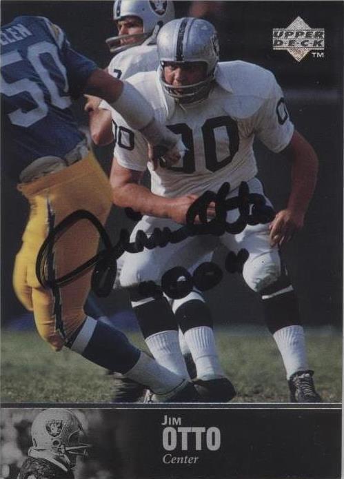 1997 Upper Deck NFL Legends - Autographs Jim Otto #AL-57 (AU) for sale ...