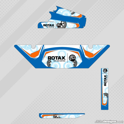 LH (Lewis Hamilton) EUROPEAN STYLE DD2 RADIATOR STICKER KIT - ROTAX ...