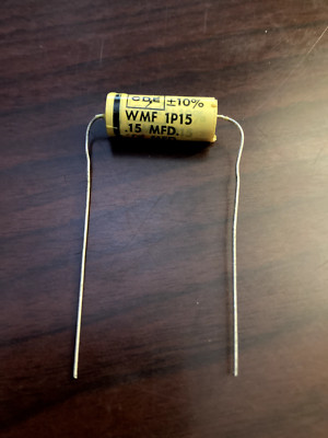 WMF 1P15 0.15uF 100V 10% Axial Lead Capacitor Unpolarized .15 MFD | eBay