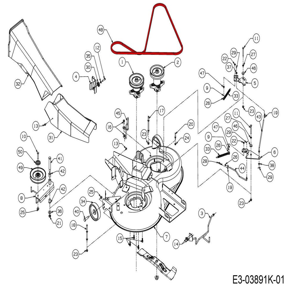 Cutting Deck Belt Fits Wolf-garten 92.165 H Pn 754-04175 | eBay