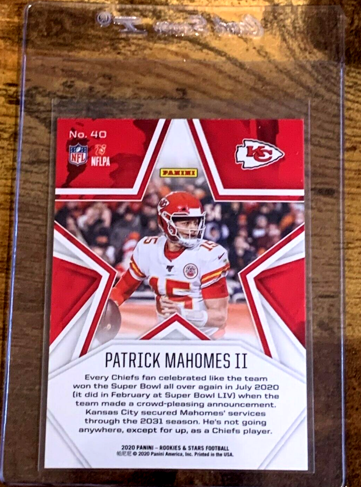 2020 Panini Rookies & Stars Patrick Mahomes #40 | eBay